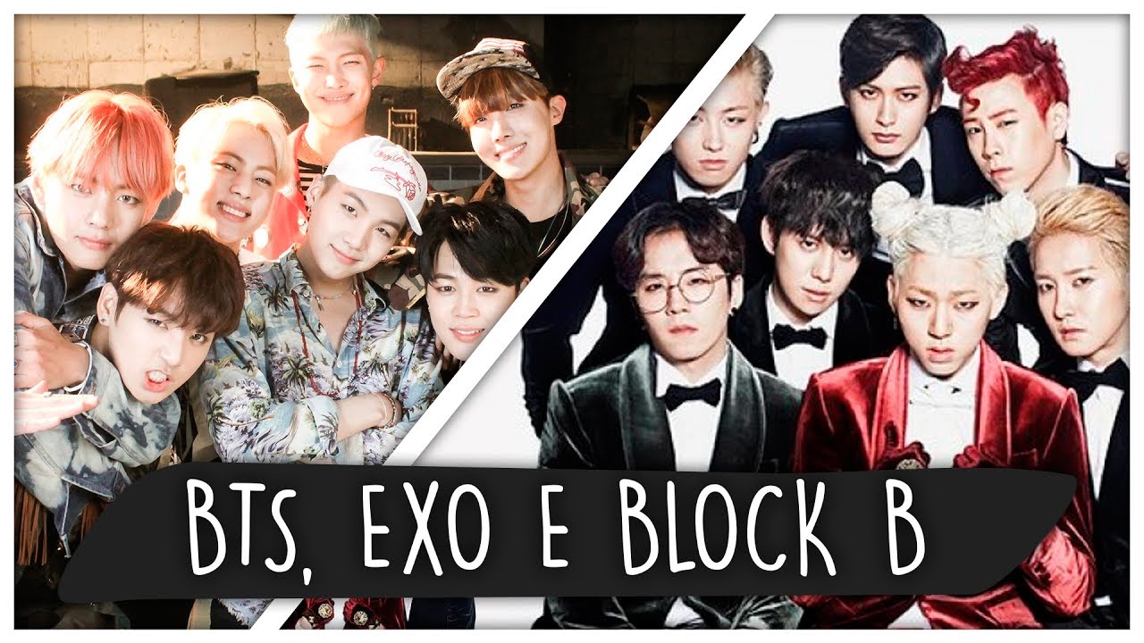 REAGINDO A BTS, EXO E BLOCK B (K-POP) - YouTube