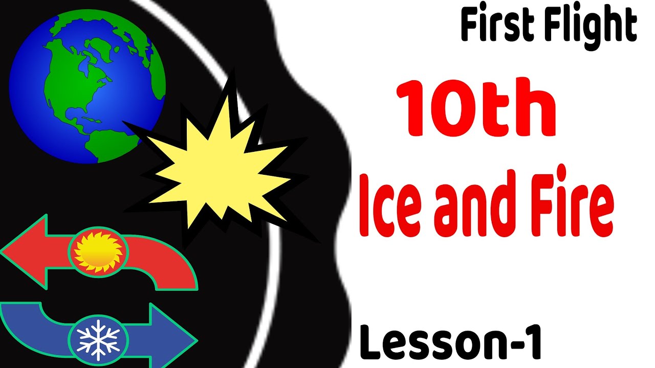 10th English Ncert | First Flight book | Chapter 1 poem | Ice and Fire ...
