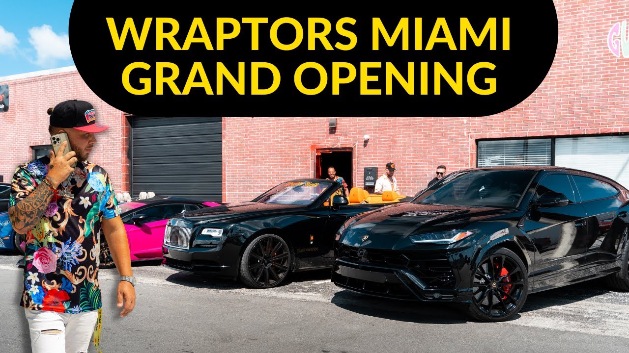 WRAPTORS MIAMI GRAND OPENING l (S2E15) - YouTube