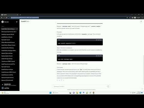pip install older version - YouTube
