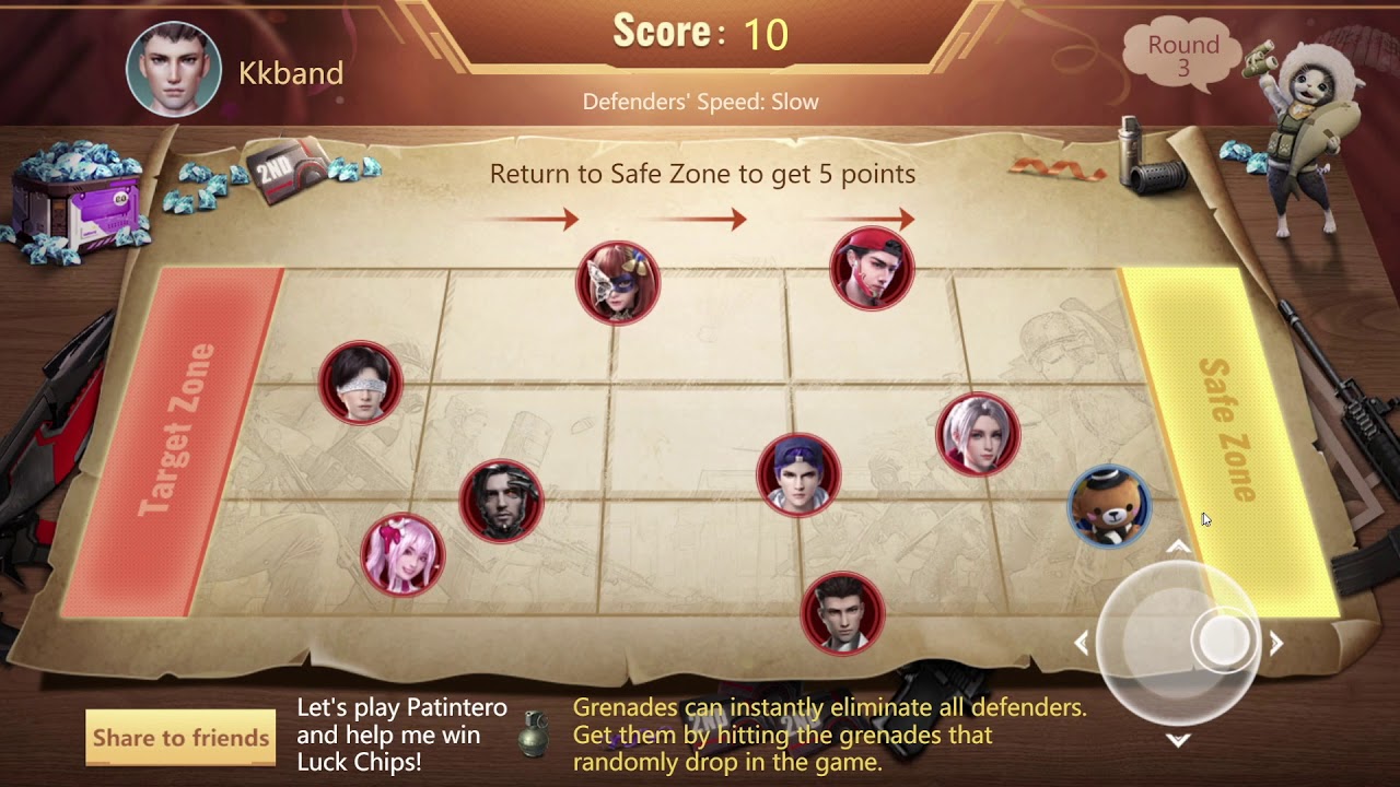 ROSversary Patintero Gameplay in Rules of Survival Mini Game - YouTube