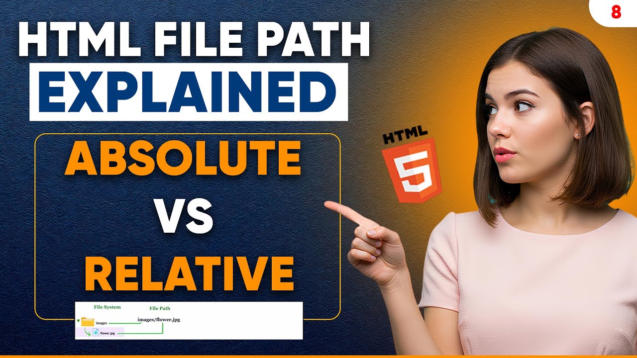 HTML File Path Explained | Learn Absolute & Relative Path in HTML with Examples for Beginners # ...