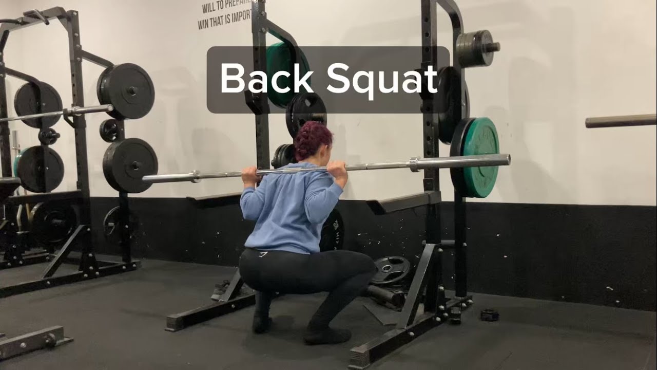 Barbell Back Squat Demo - YouTube