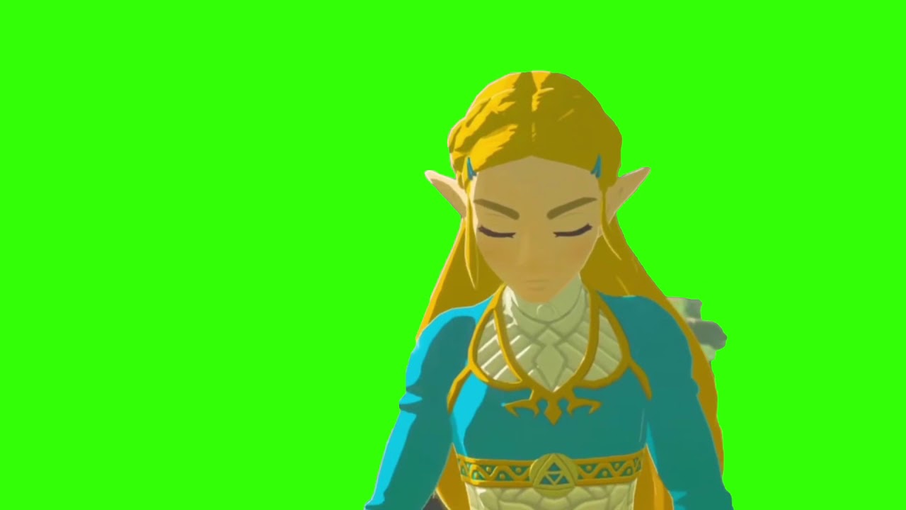 Zelda gets angry (Green Screen Version) - YouTube