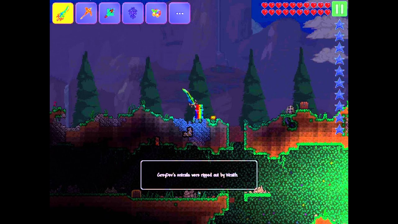 Terraria iOS/Android-How to increase your hotbar or equipment space in ...