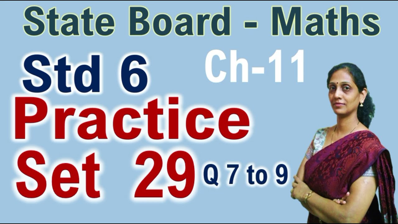 Class 6 Practice Set 29 Q 7 8 9 Ratio & Proportion Maths State Board ...