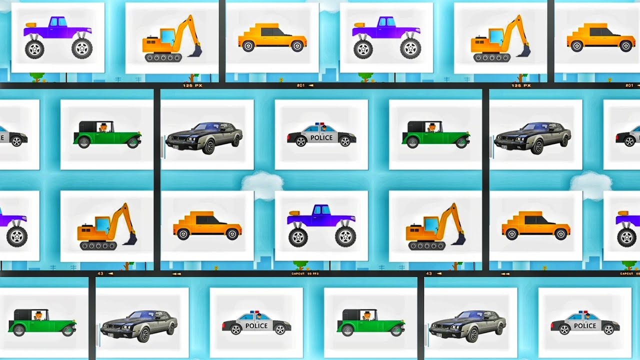 Labo Brick car 2, Gameplay #2 Assemble the car and drive it on the road ...