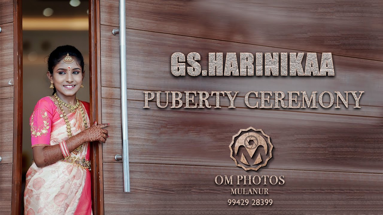 PUBERTY CEREMONY | G.S.HARINIKAA | CM MAHAL | MULANUR| OM PHOTOS ...
