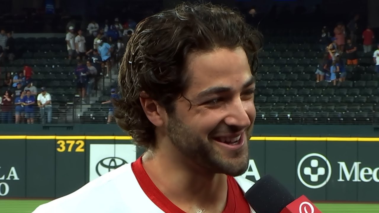 Josh Smith Postgame Interview after Hitting Walk Off Home Run vs Astros ...