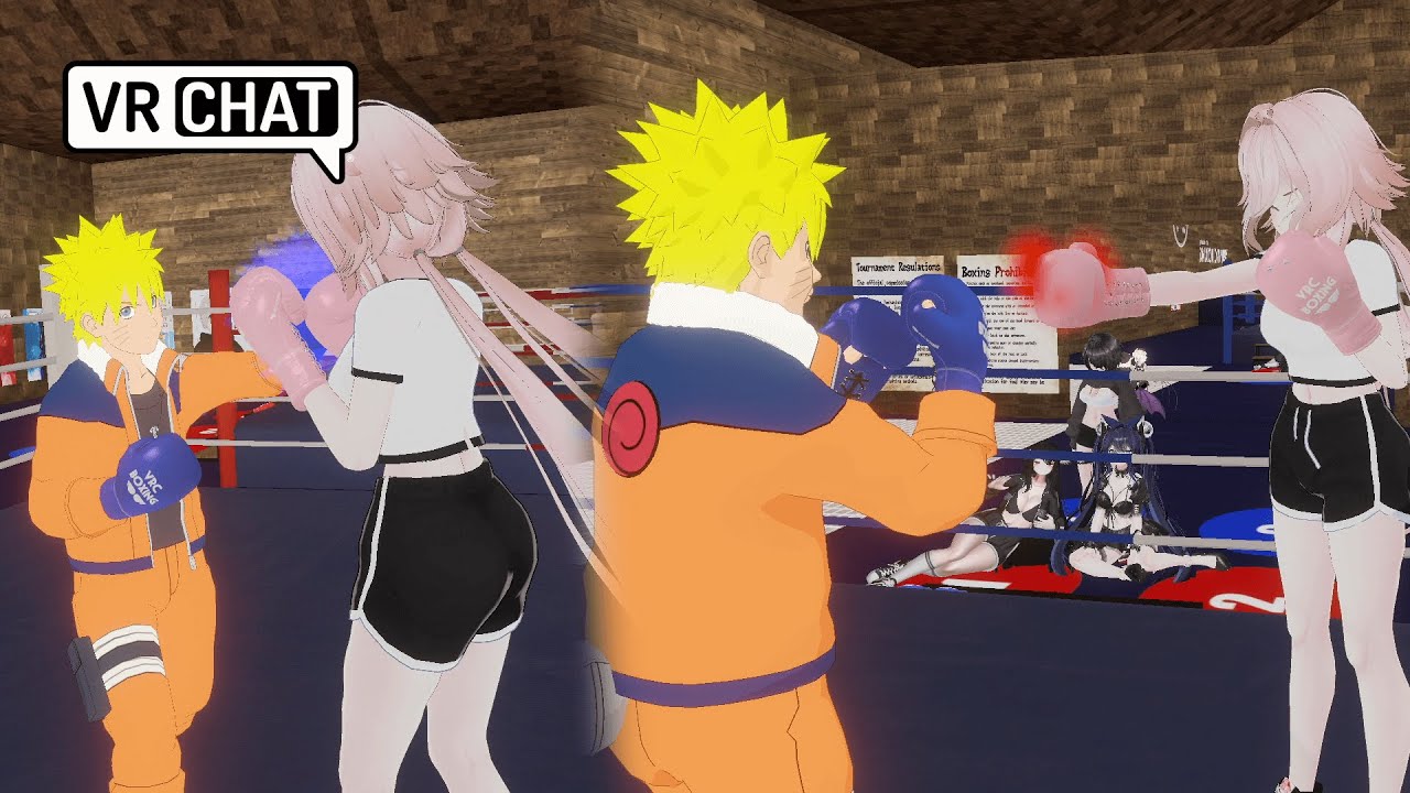 Ninja going all out in the ring VRchat - YouTube