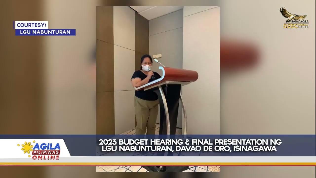 2023 Budget Hearing & Final Presentation ng LGU Nabunturan, Davao de ...