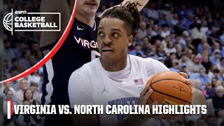 Virginia Cavaliers vs. North Carolina Tar Heels | Full Game Highlights ...
