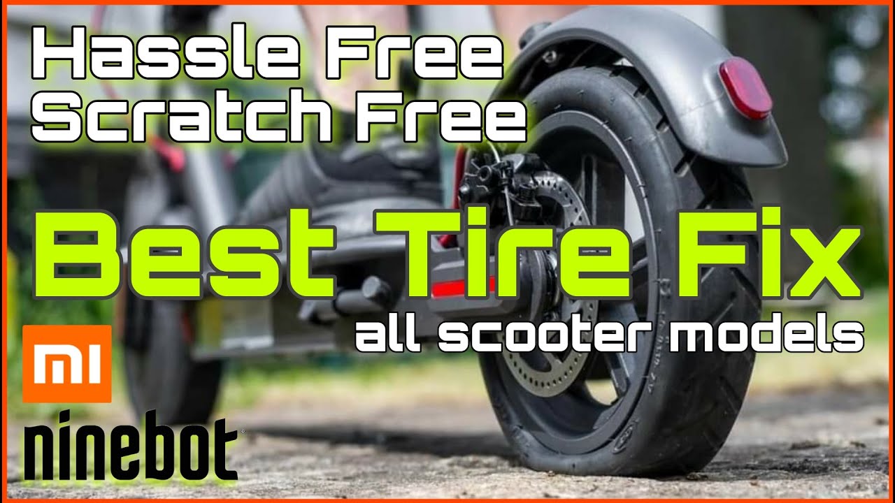 SCOOTER TIRE HACK | REMOVAL AND INSTALLATION | REPLACEMENT | HASSLE ...