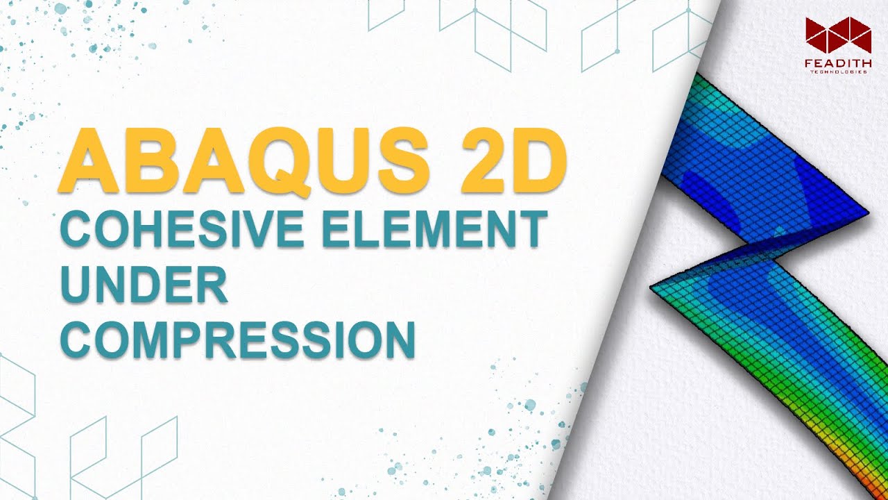 Abaqus 2D Cohesive Element Under Compression - YouTube