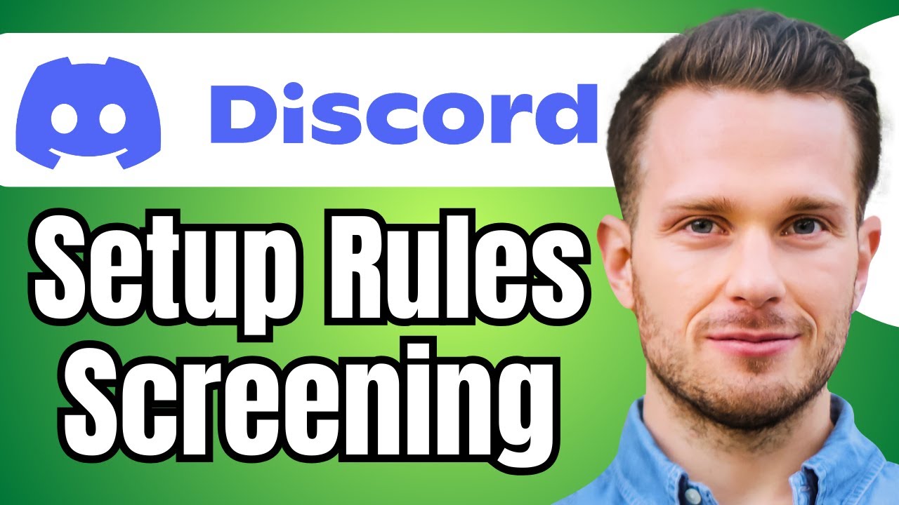 How to Setup Rules Screening on Discord | Server Rules Page - YouTube