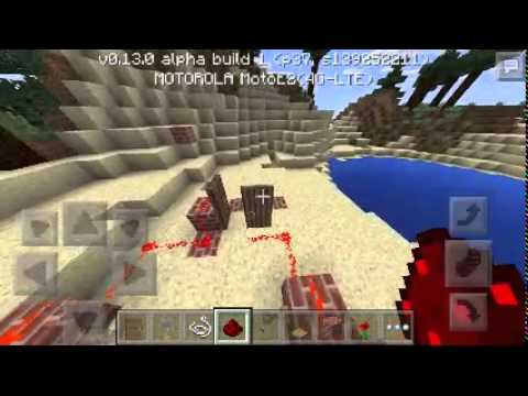 Como fazer um sistema de Redstone no minecraft pe - YouTube