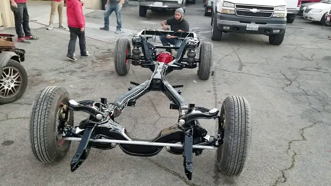 Begged 1960 chevy Impala convertible frame - YouTube