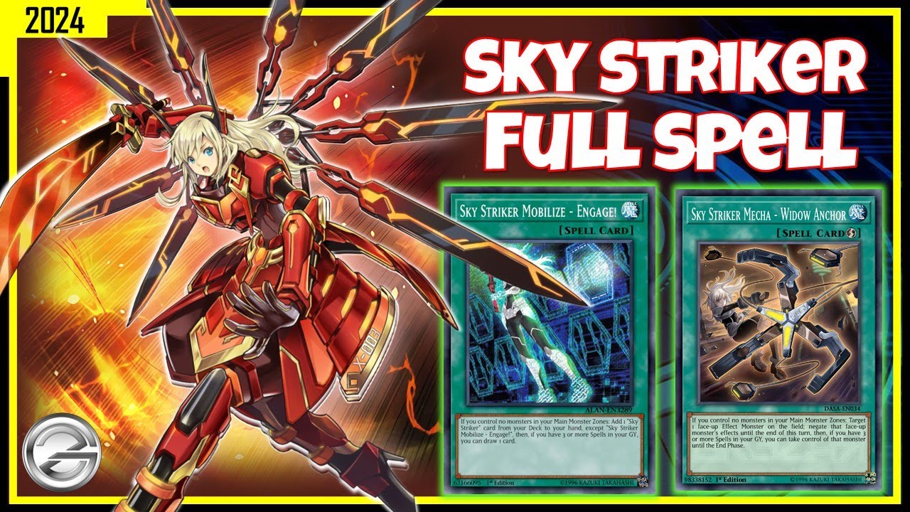 SKY STRIKER DECK FULL SPELL CARDS | ANDROID GAMEPLAY JUNE 2024 | YUGIOH ...