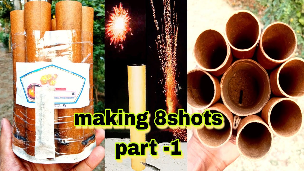 How I make 8shots fire crackers#fireworks#diwali#viral#homemade# ...