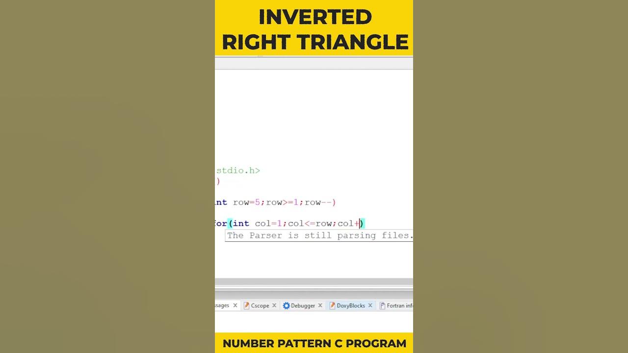 C pattern program 55555 4444 333 22 1 - YouTube