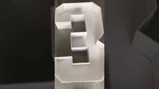 #shorts How to Make Number  3