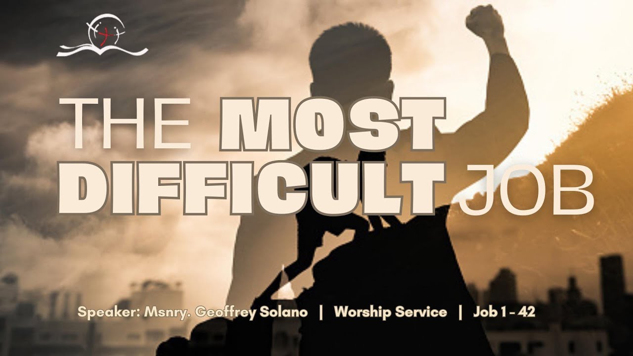 The Most Difficult Job | Dr. Geoff Solano - YouTube
