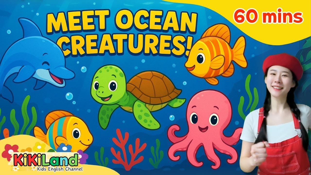 Let’s Learn to Talk with Ocean Animals! | ABCs, Numbers & Fun Songs for ...