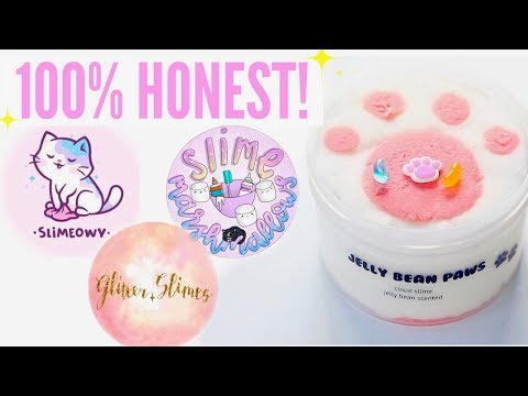 100% HONEST Famous + Underrated Instagram Slime Shop Review! Glitter.Slimes Package Unboxing
