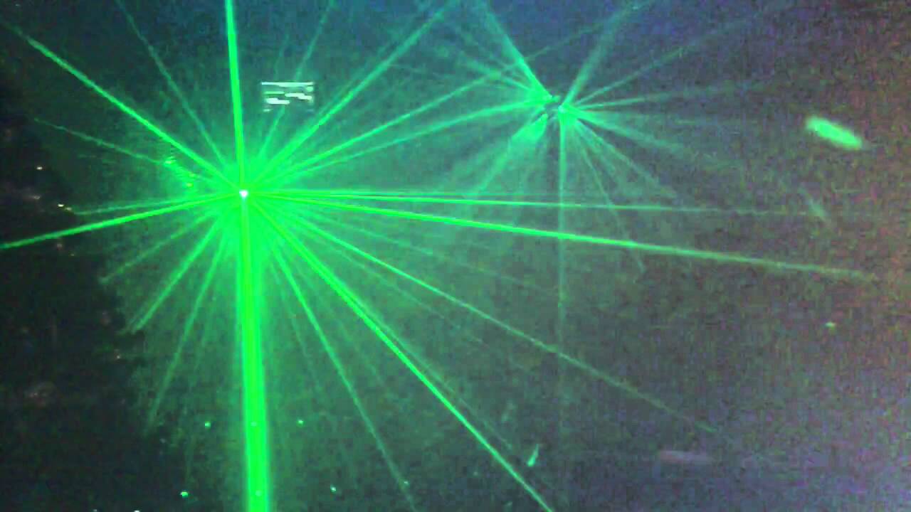 DMX LASER SHOW WITH LED INVICIBLED - YouTube
