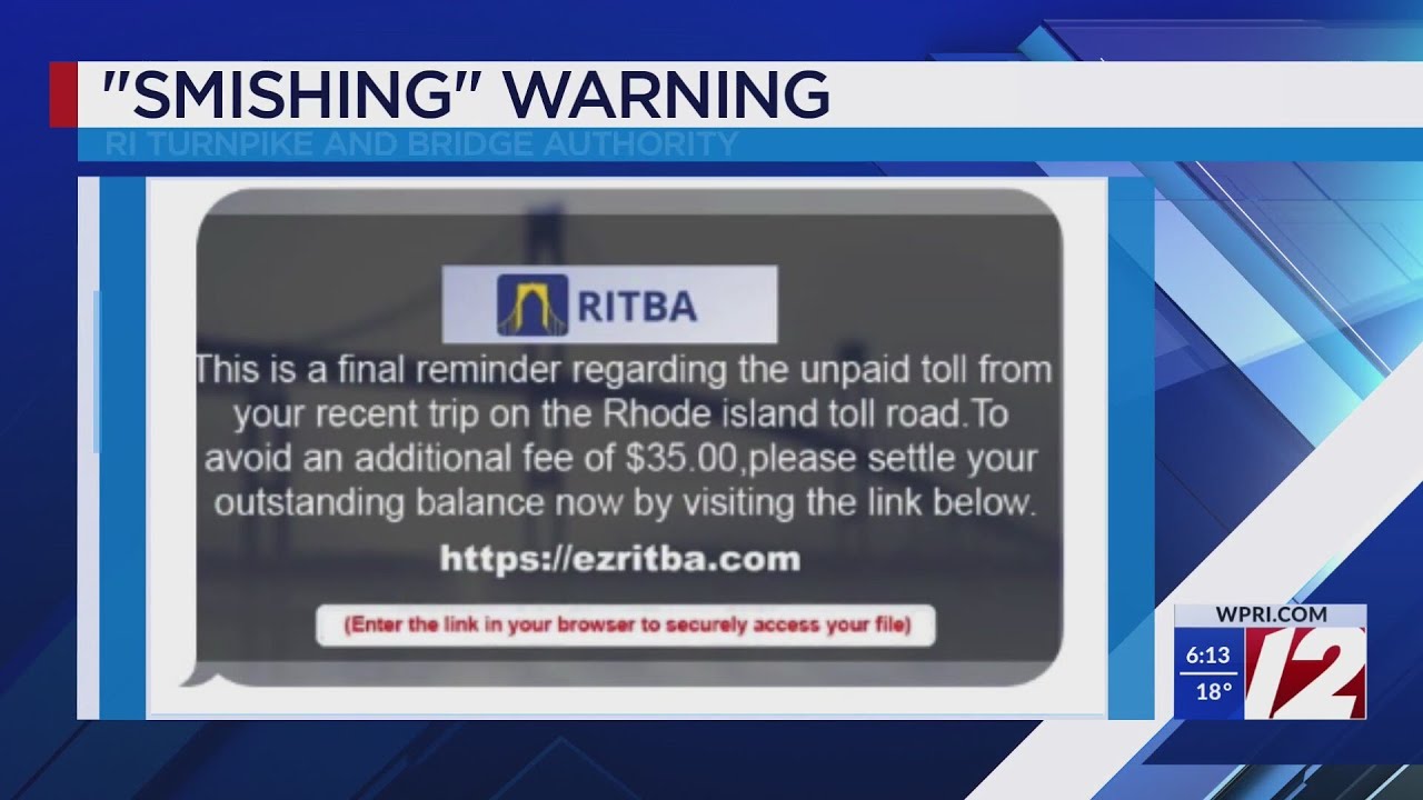 RITBA warns E-ZPass customers of text scam - YouTube