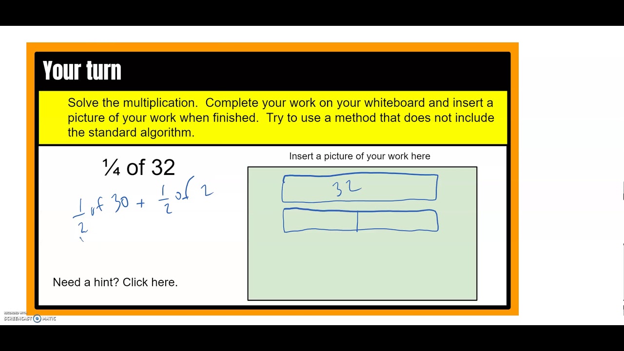 4.2.1 Problem String - Multiplying fractions, decimals, and whole ...