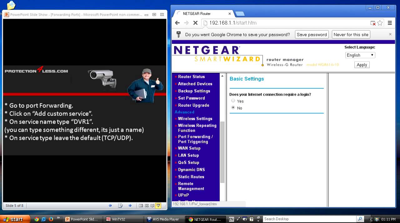 DVR Port Forwarding for Netgear Router - YouTube