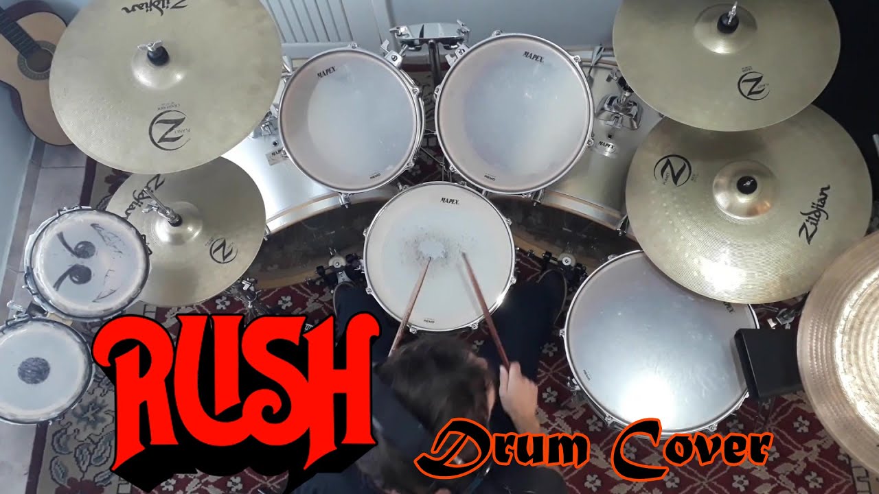 Rush - Anthem (Drum Cover) - YouTube