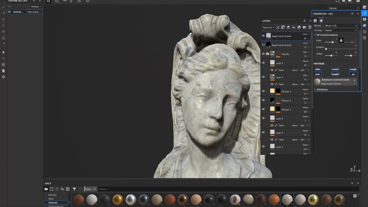 Statue substance painter /// - YouTube