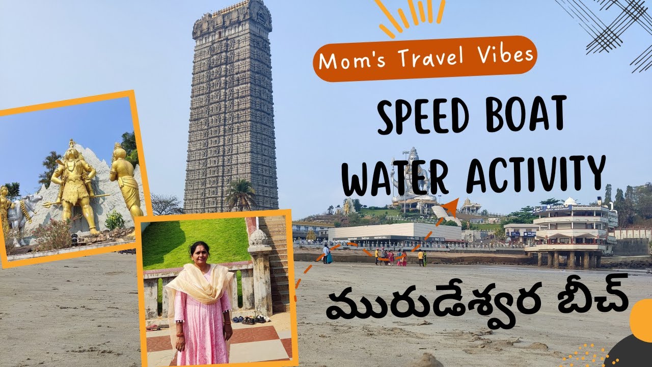 Speed Boat Activity at Murudeshwara Beach | Uttara Kannada | Karnataka ...