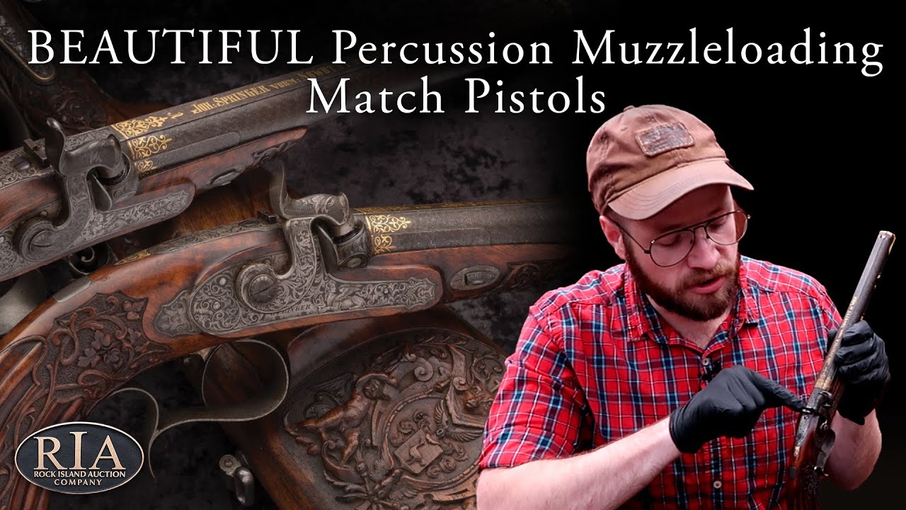 Original Johann Springer Match Pistols | Cap and Ball | I Love Muzzleloading - YouTube