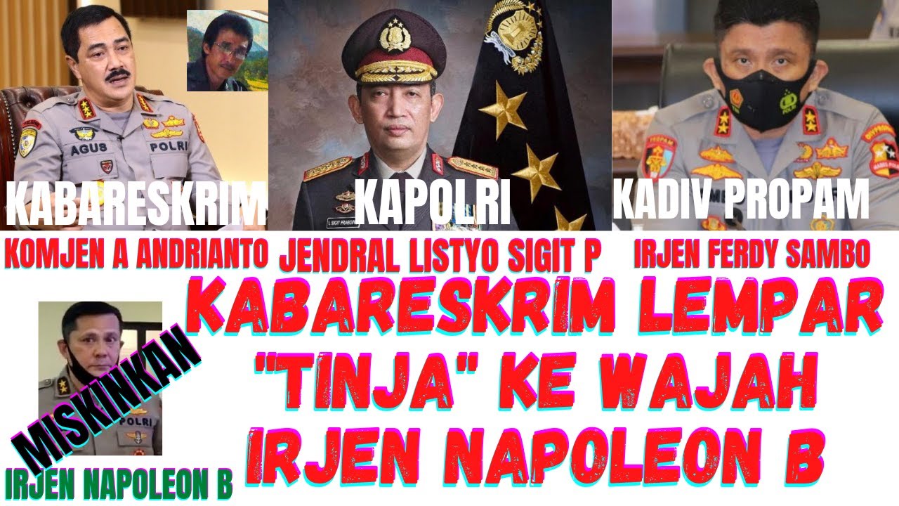 Pukulan Telak Kabareskrim ke irjen Nap1-leon, Tersangka TPPU, Next ...