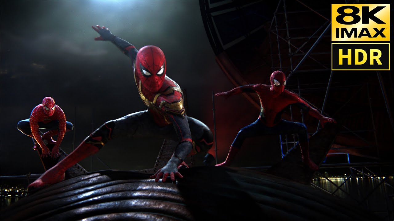 No Way Home 3 Spider Man Scene in 8K IMAX HDR Eng Kor Jap sub - YouTube