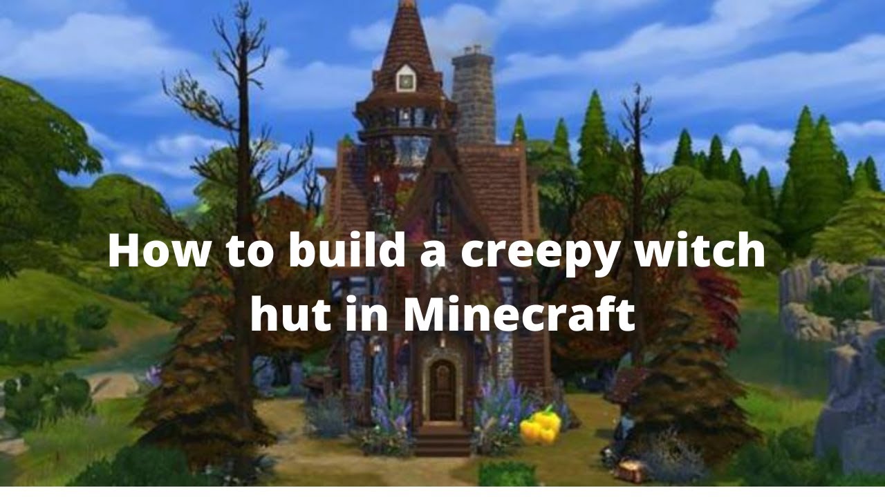 How to build a creepy witch hut in Minecraft (Halloween build) - YouTube