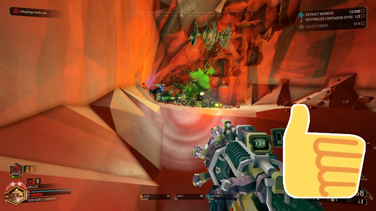 Deep Rock Galactic How to use Driller's Springloader Ripper - YouTube