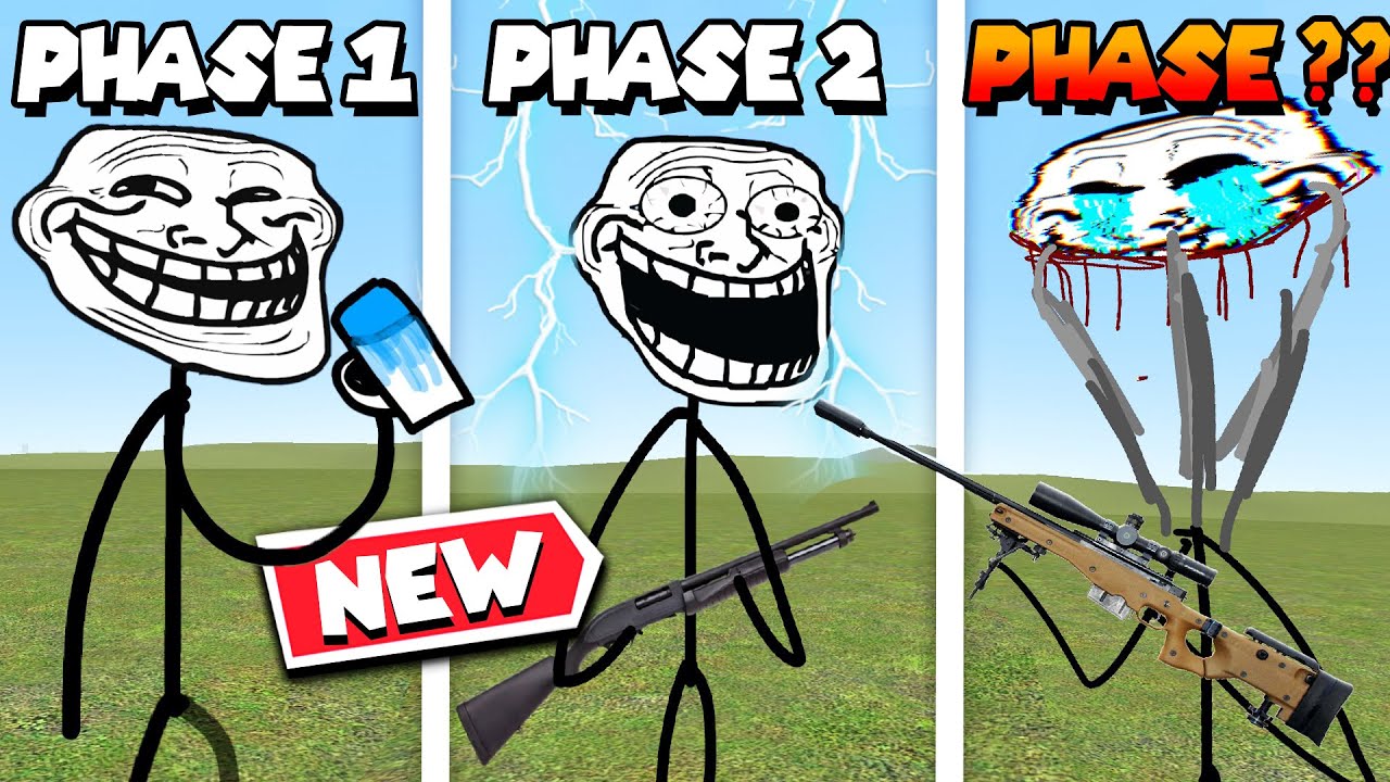 NEW TROLLGE EVOLUTIONS (Garry's Mod) - YouTube