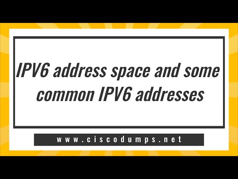 【ThinkMo】IPV6 address space and some common IPV6 addresses#Cisco #CCNA ...
