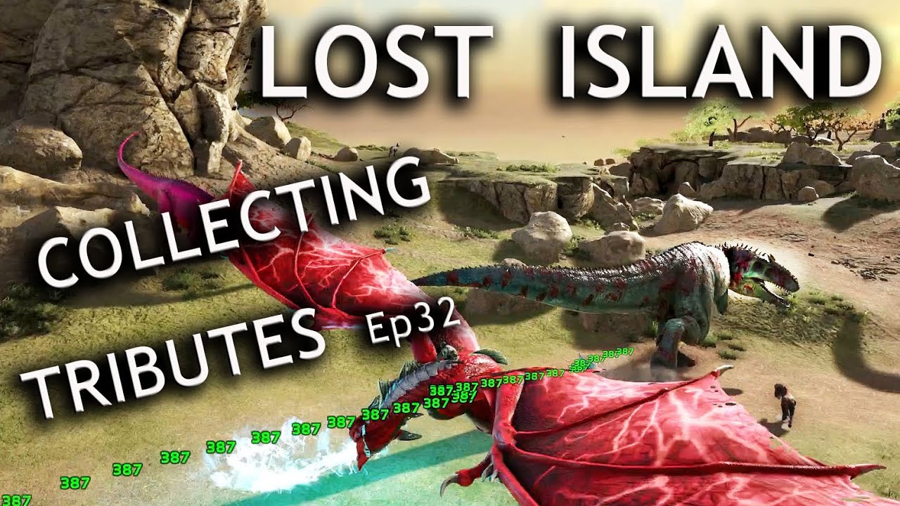 Collecting Tribute Items for the Boss Fight: Ark Lost Island Ep 32 ...