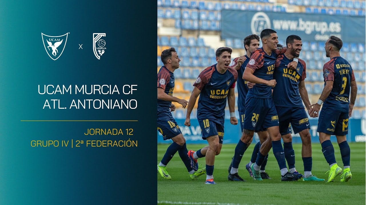 📺 Resumen: UCAM Murcia CF - Atlético Antoniano (2-1) - YouTube