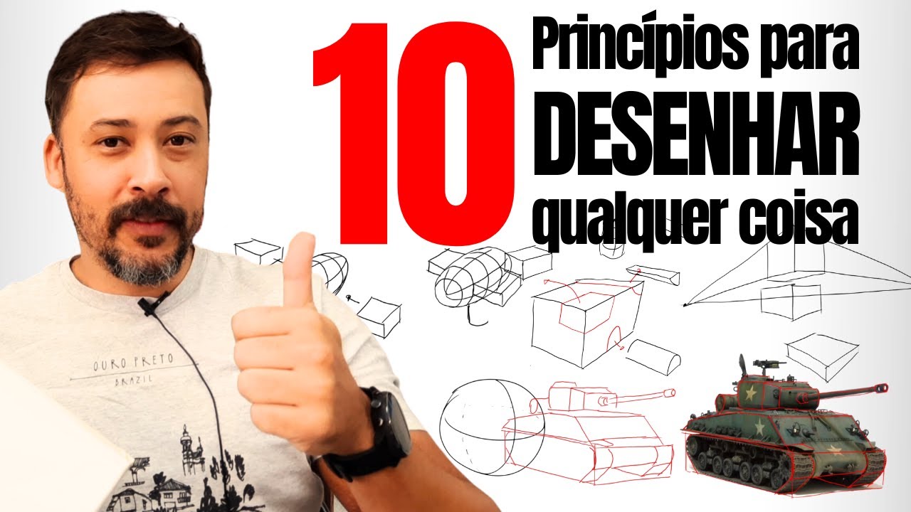 10 PASSOS PARA VOCÊ DESENHAR QUALQUER COISA - YouTube