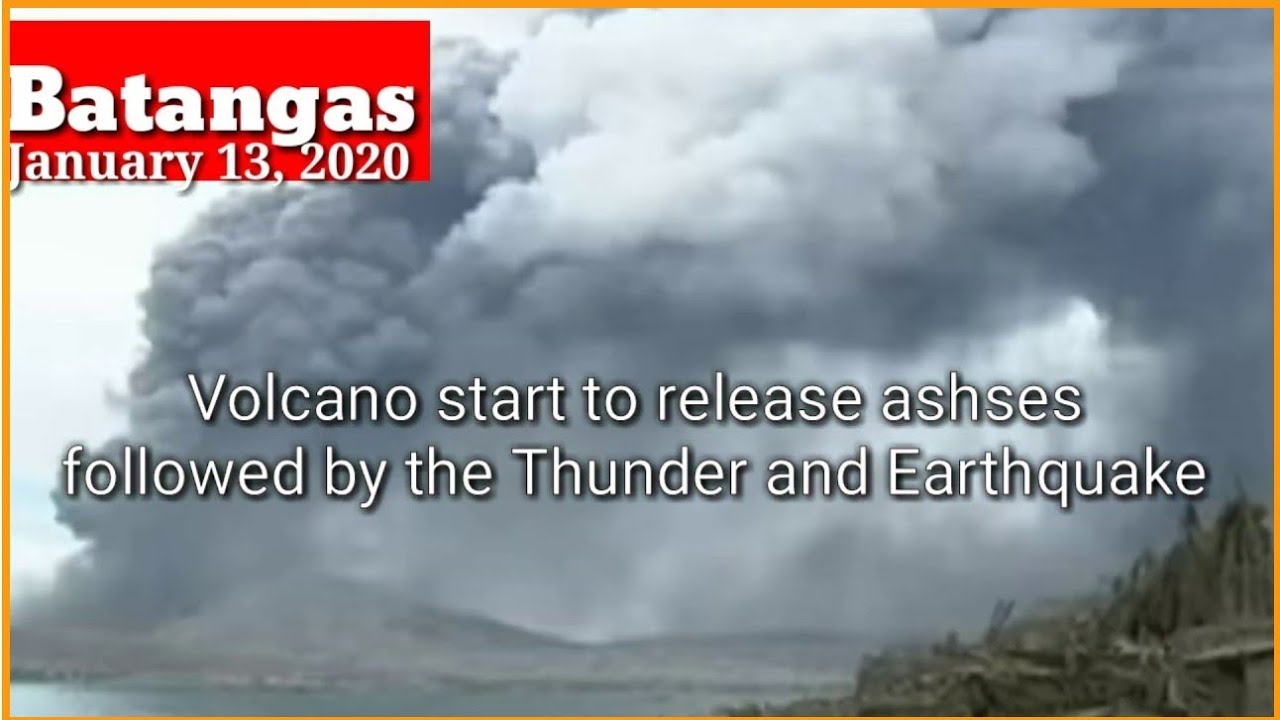 Taal Volcano January 2020 POOR DYING BIRDS unable to fly covered by ASH ...