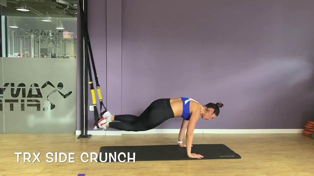 TRX SIDE CRUNCH - YouTube