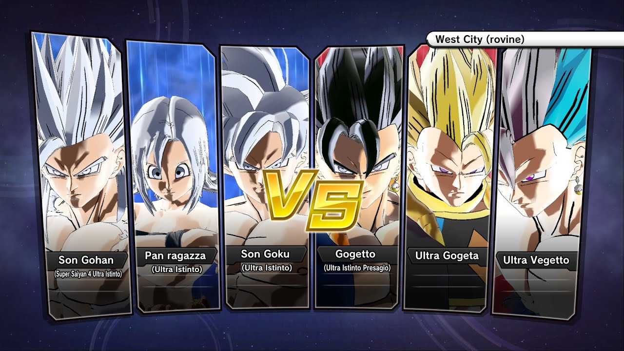 XV2 (PC): Goku UI/Pan UI/Gohan SSJ4 UI vs Gogetto UIP/Ultra Gogeta ...