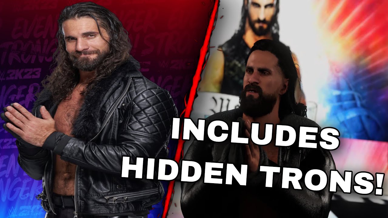 WWE 2K23 Seth Rollins Messiah Entrance W/Hidden Trons - YouTube