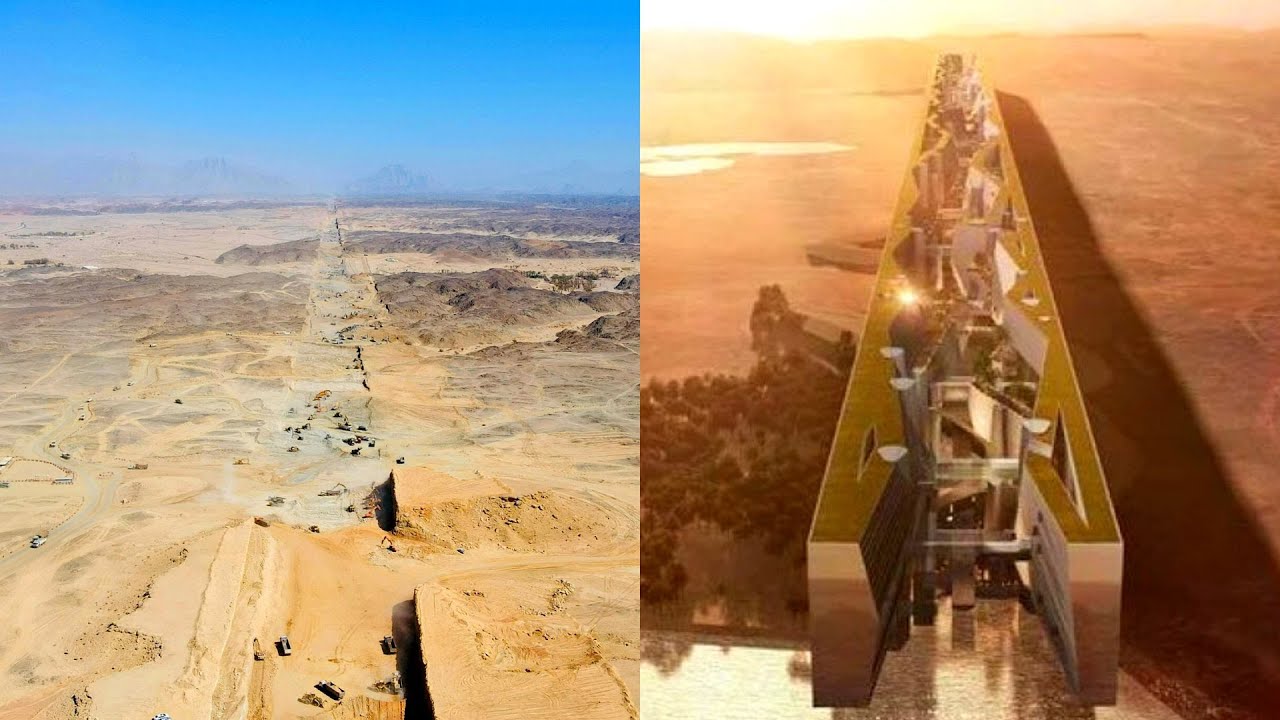 The Line Construction Has Begun. - YouTube